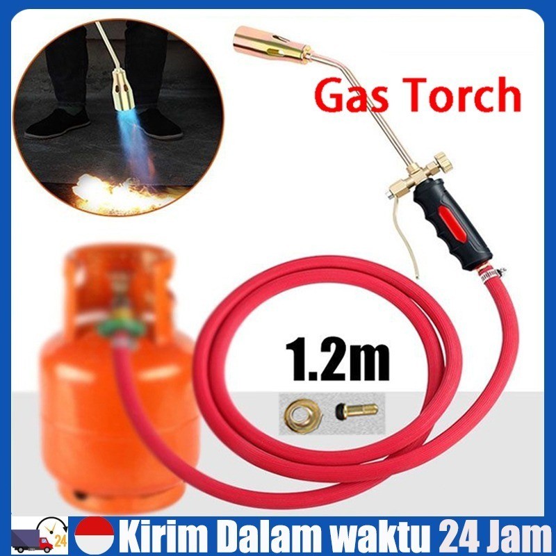 Jual Termurah di Shopee Gas Torch Dengan 1.2m Selang Alat Bakar Heating ...