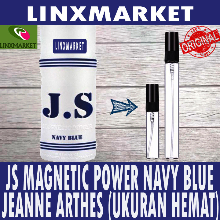 Jual JEANNE ARTHES JS MAGNETIC POWER NAVY BLUE EDT FOR MEN UKURAN HEMAT ...