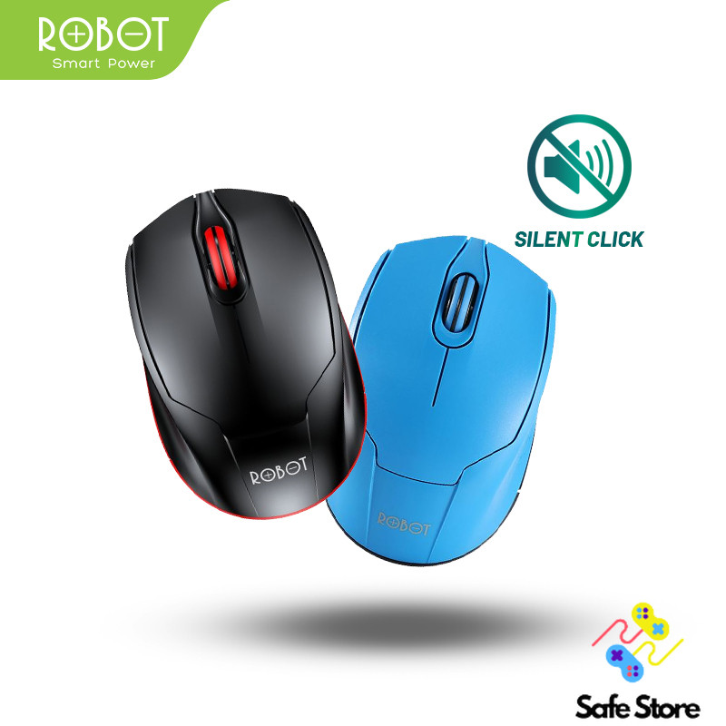 Jual Mouse Wireless ROBOT M310 2.4GHz Silent Click 1600DPI dengan ...