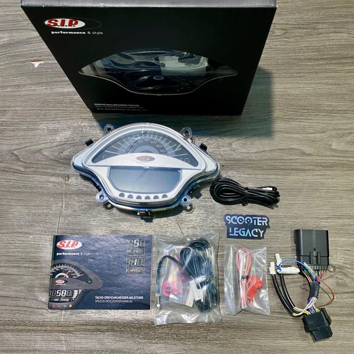 Jual Speedometer Speedo Digital SIP Silver Vespa GTS 150 Iget GTS 300 S ...