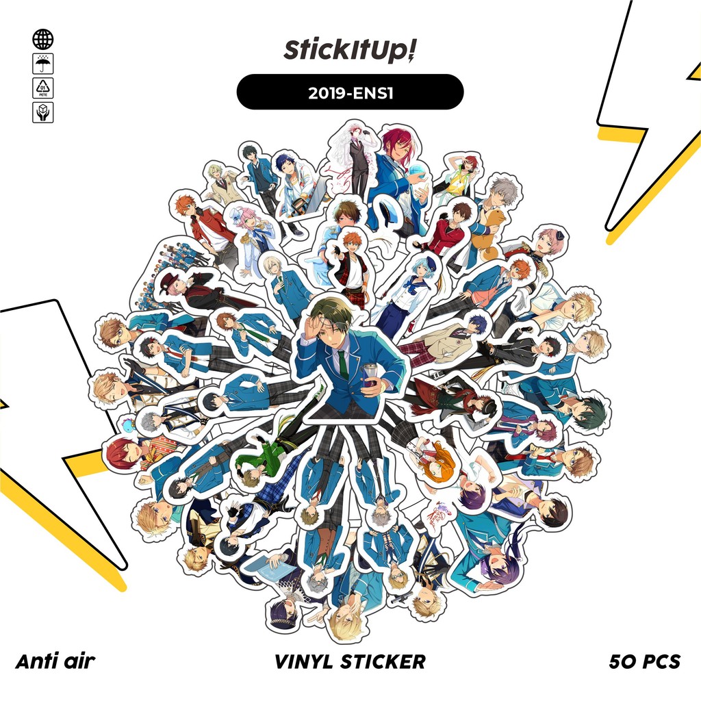 Jual COD 50 Pcs Stiker Pack VIDEO GAME SERIES ENSEMBLE STARS CHAR MIX ...