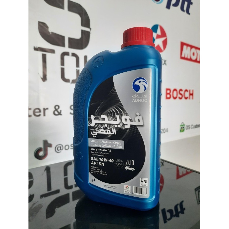 Jual Oli Adnoc Voyager Silver 10w40 1L Synthetic Base Gaso And Diesel ...