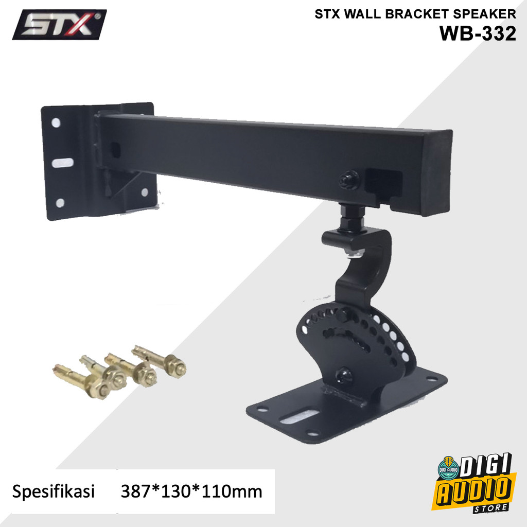 Jual Stand Wall Bracket Speaker Model Baut - Gantungan Dinding STX ...
