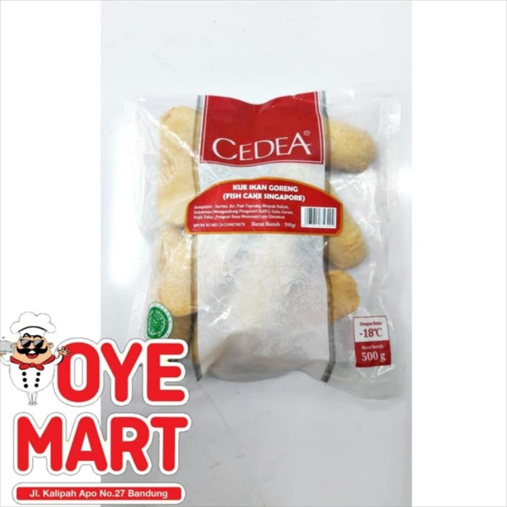 Jual CEDEA FRIED FISH CAKE SINGAPORE 500GR / KUE IKAN GORENG | Shopee ...