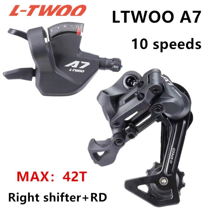 Jual LTWOO A7 10 Speed Long Cage RD + Right Shifter Kanan | Shopee ...