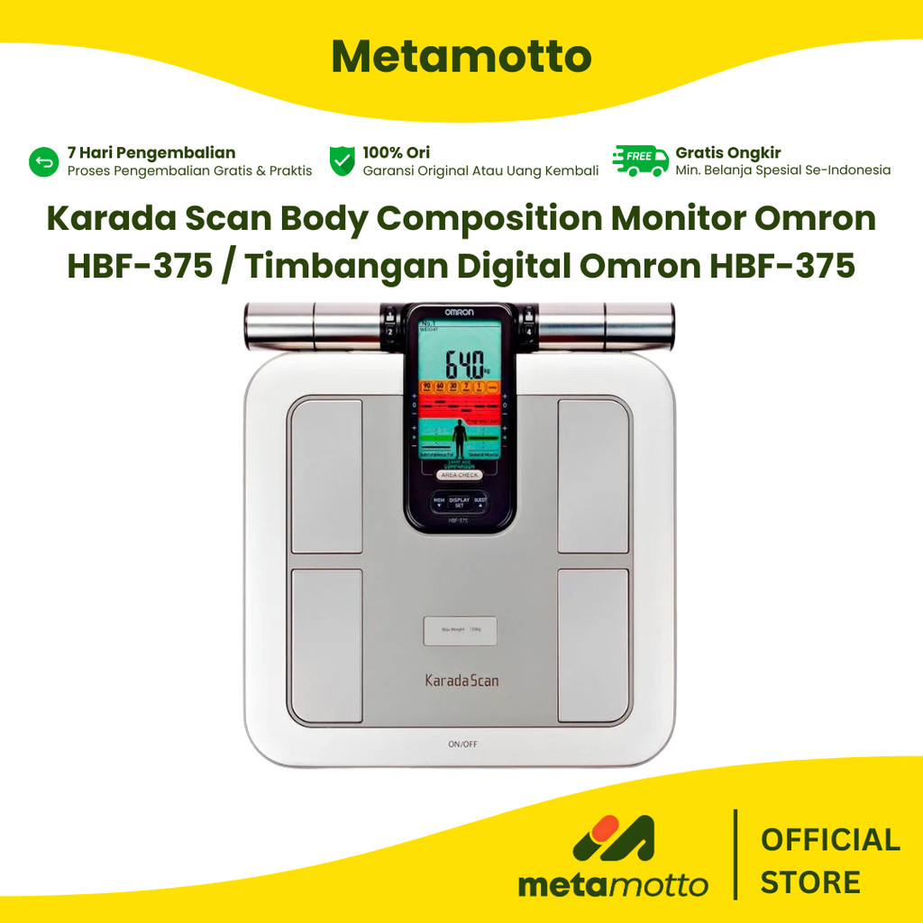 Jual Karada Scan Body Composition Monitor Omron HBF-375 / Timbangan ...