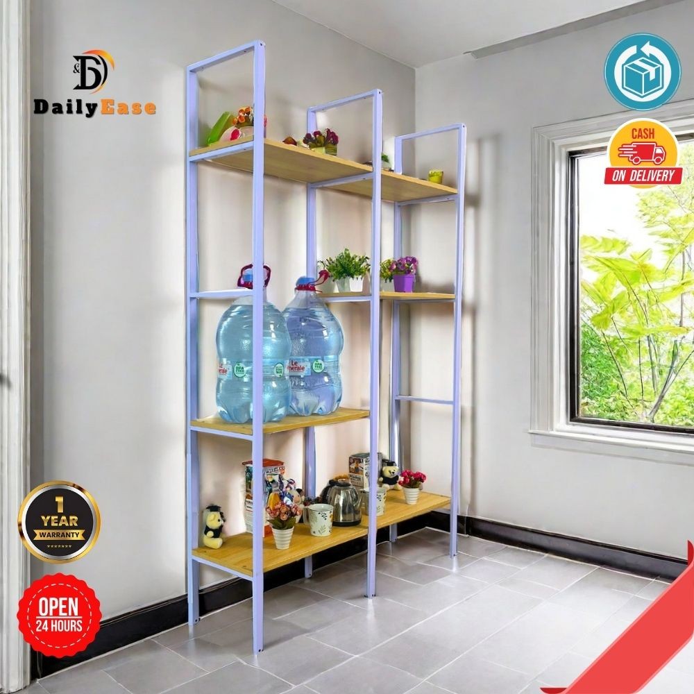 Jual Rak Baja Ambalan Kayu Untuk Display Toko Memajang Aksesoris Piala Vas Action Figure ...
