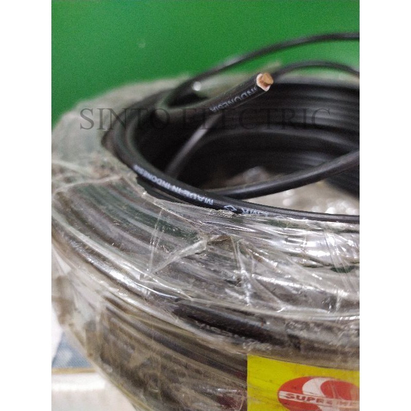 Jual SUPREME Kabel NYA 1 x 4 mm meteran Kabel Tunggal Kawat | Shopee Indonesia