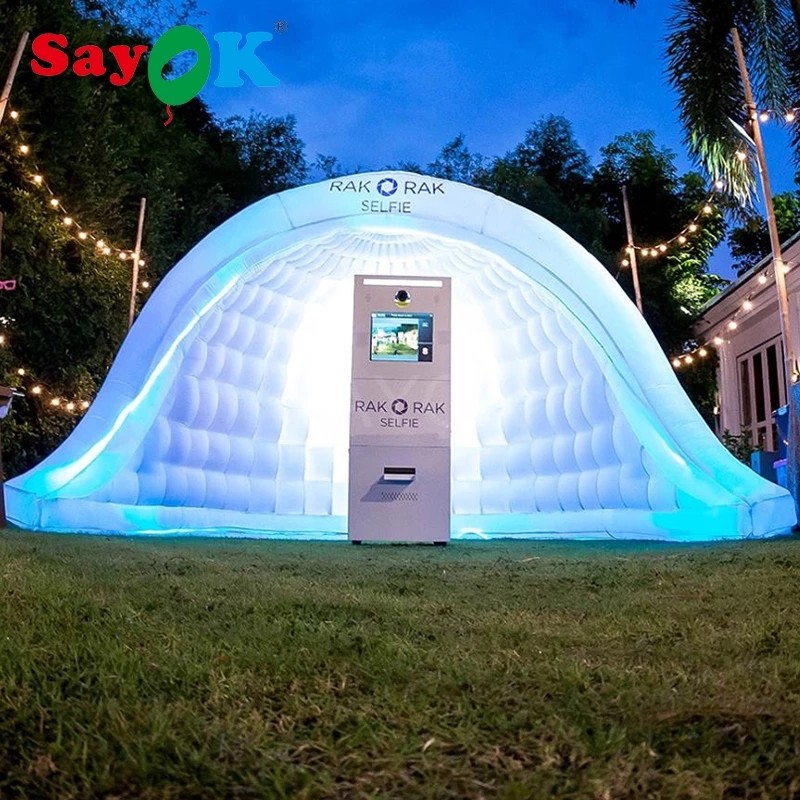 Jual SAYOK 3x2.5mH Giant Inflatable Luna Tent Inflatable Selfie Shell ...