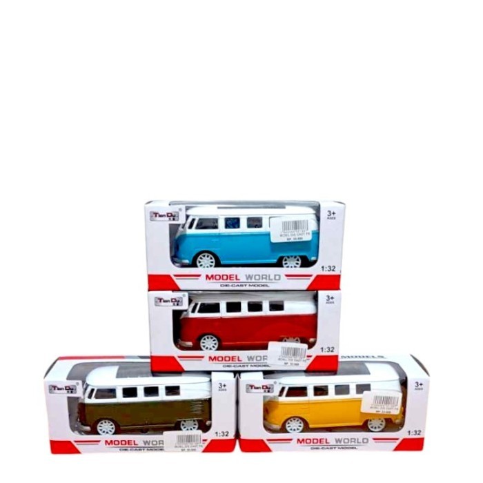 Jual MOBIL DIECAST PB DOS VW KOMBI 1:32(F1081-3) | Shopee Indonesia