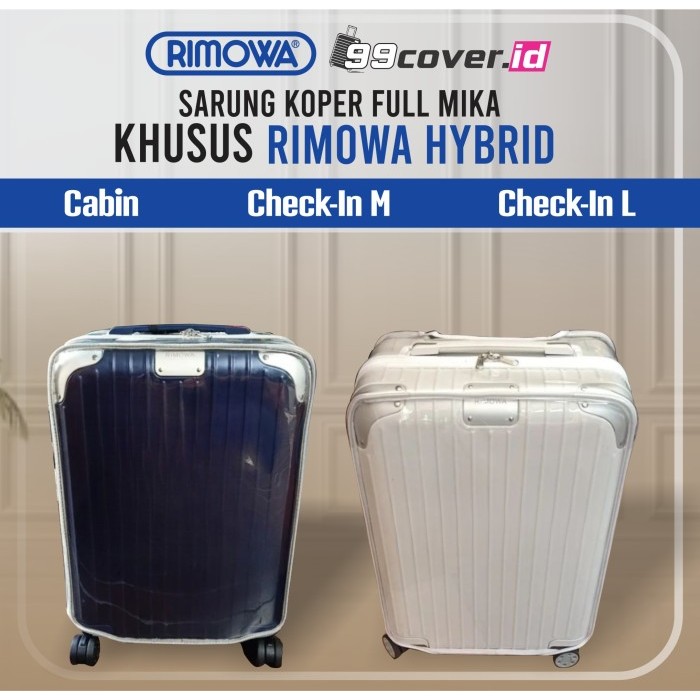 Jual Sarung Koper Full Mika Cover Pelindung Bahan Mika Untuk Rimowa Hybrid Cabin, Check-in M ...