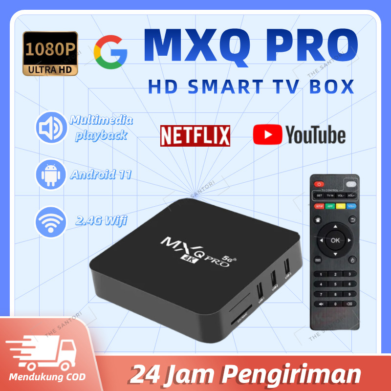 Jual MXQ PRO Android TV Box 4K Ultra HD 2.4G WIFI Smart TV Digital Stb Ram 8GB/16GB/Android ...