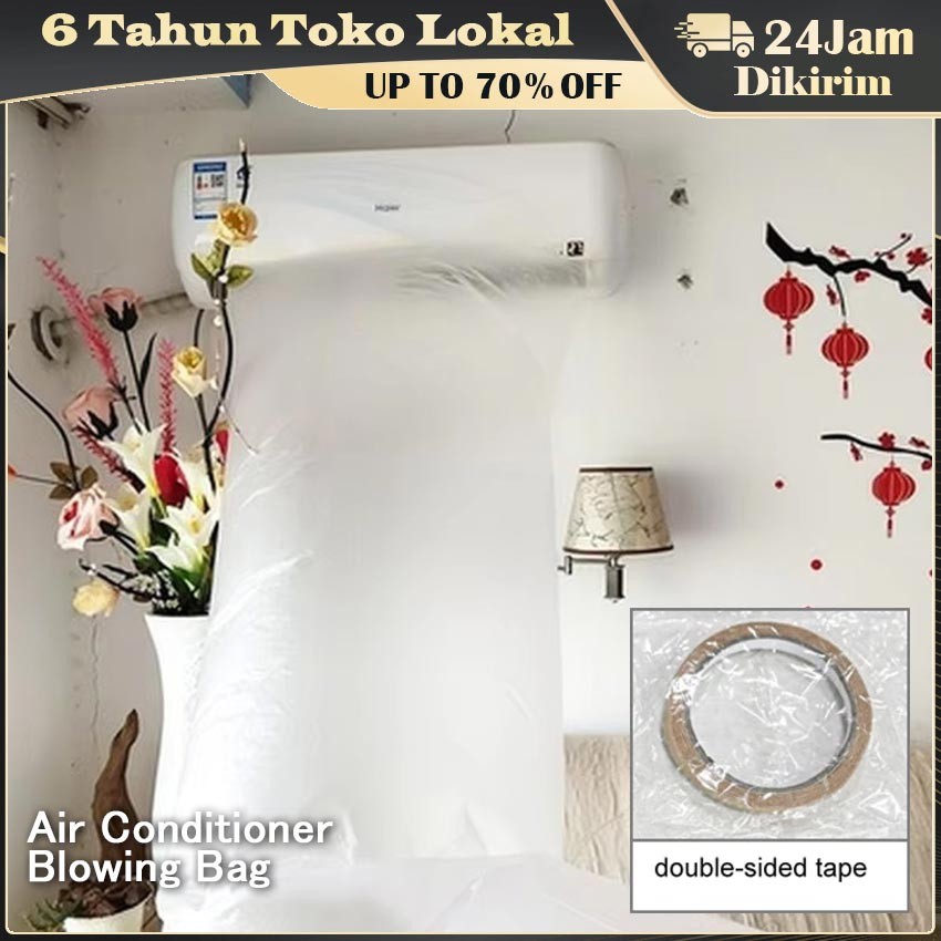 Jual 8/12/20M Air Conditioner Air Guide Duct / PE Plastic Blowing ...