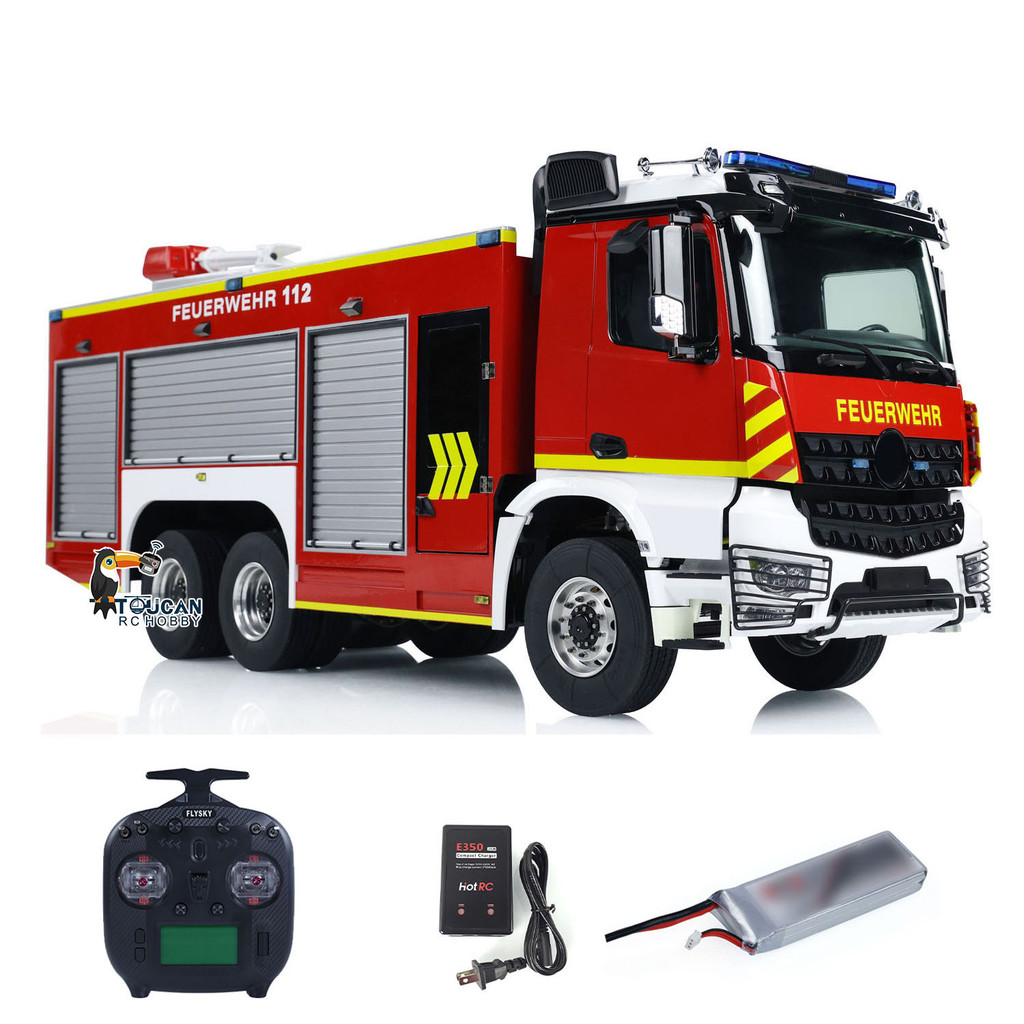 Jual 1/14 Metal Chassis 6x4 8x8 RC Fire Vehicles Ready to Run Radio ...