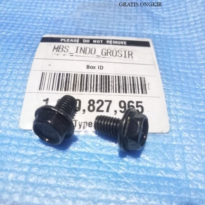 Jual BAUT M6×10 BAUT 10 PANJANG 1cmTUTUP RANTAI KLEMAN SLANG DEPAN new ...