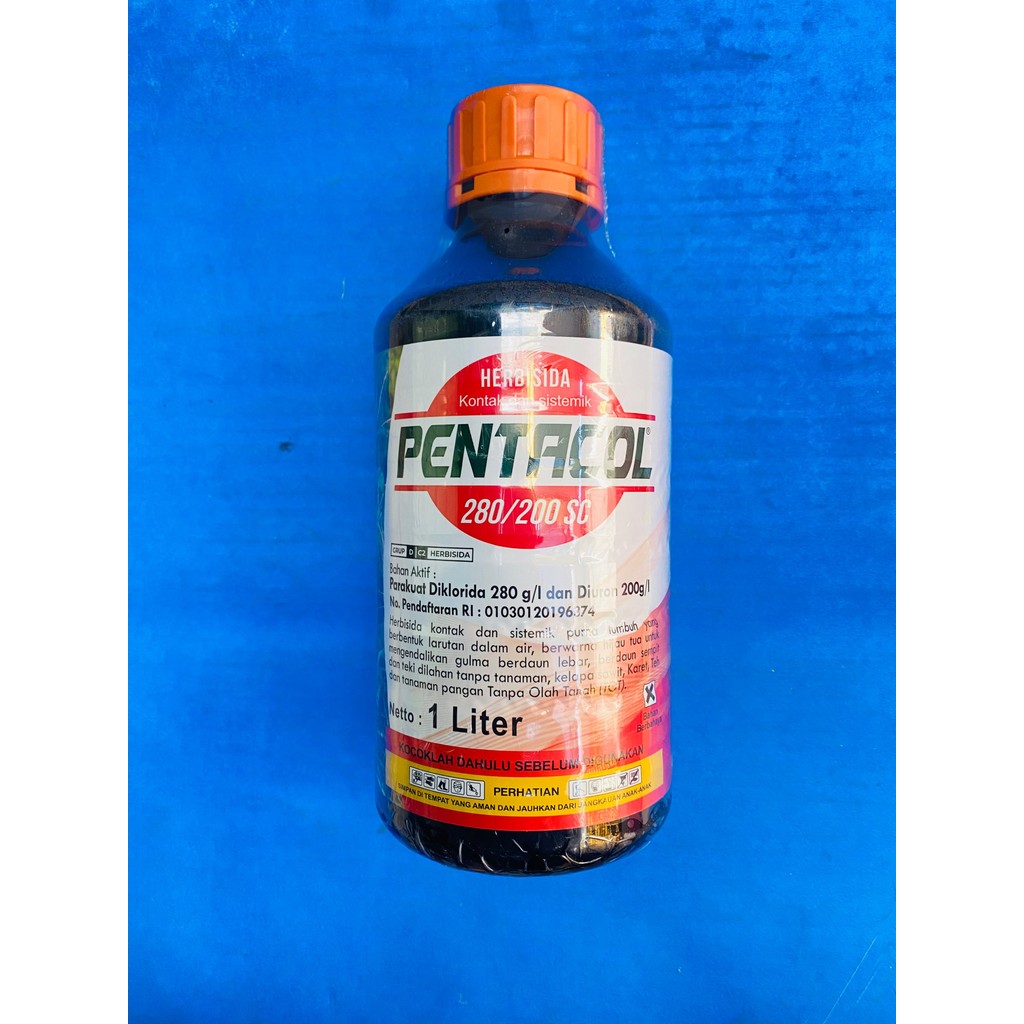 Jual Herbisida pengendali gulma PENTACOL 280/200SC isi 1lt dari SOLO ...