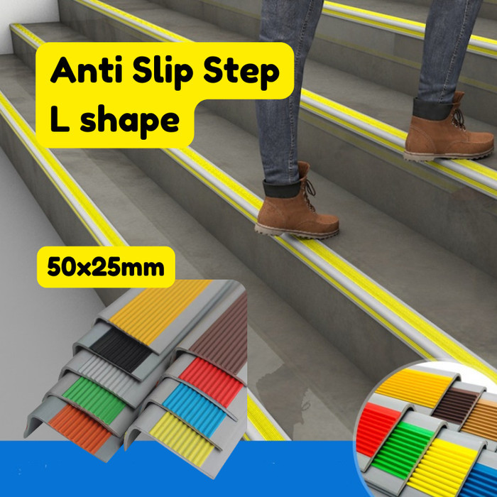 Jual Anti Slip Tangga L Perekat Anti Licin Lis Tangga Pelindung Siku ...