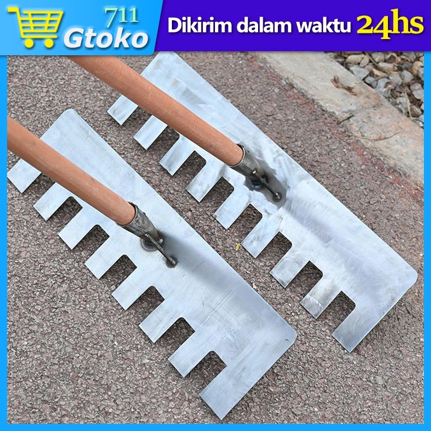 Jual Garukan Tanah Baja Garukan Gabah Padi Cangkul Alat Jemur Padi ...
