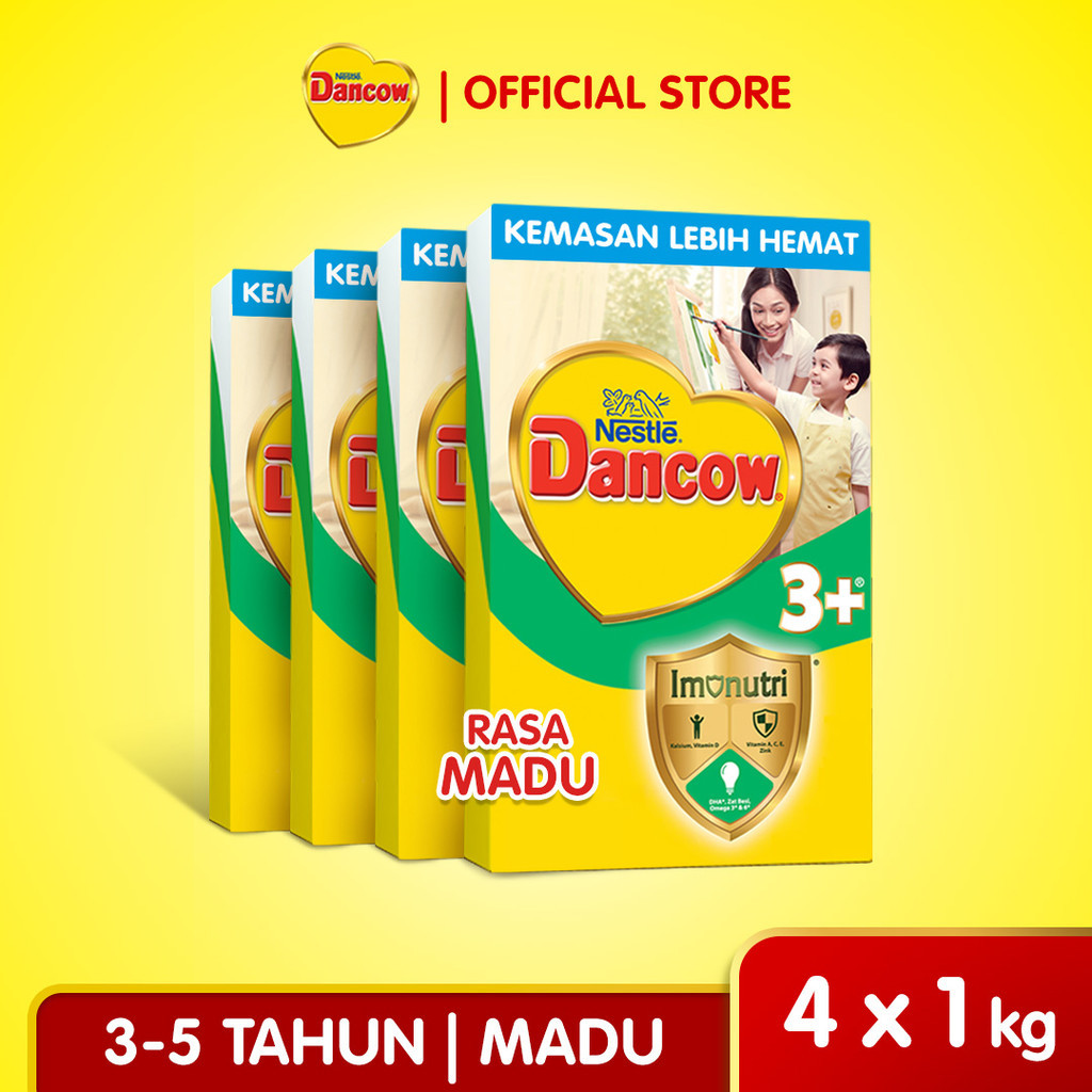 Jual (4 BOX ) Dancow Rasa Madu Box Bundle 4 x 1 Kg | Shopee Indonesia