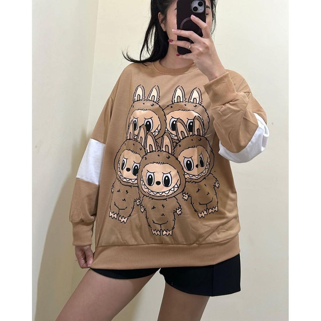 Jual Atnara - Five Labubu Sweater | Sweater Lengan Panjang Labubu ...