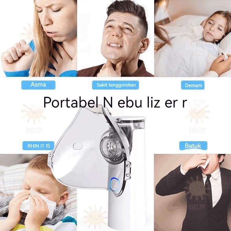 Jual Nebulizer Inhaler Portable Mesh for Asthma Respiratory Vapor Alat ...