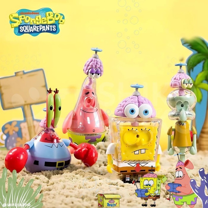 Jual BSBbos Blind Box Sponge Bob Brain Outside Series Otak Keluar ...