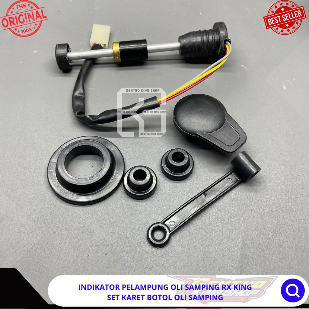 Jual INDIKATOR PELAMPUNG BOTOL OLI SAMPING RX KING SET KARET BOTOL OLI ...