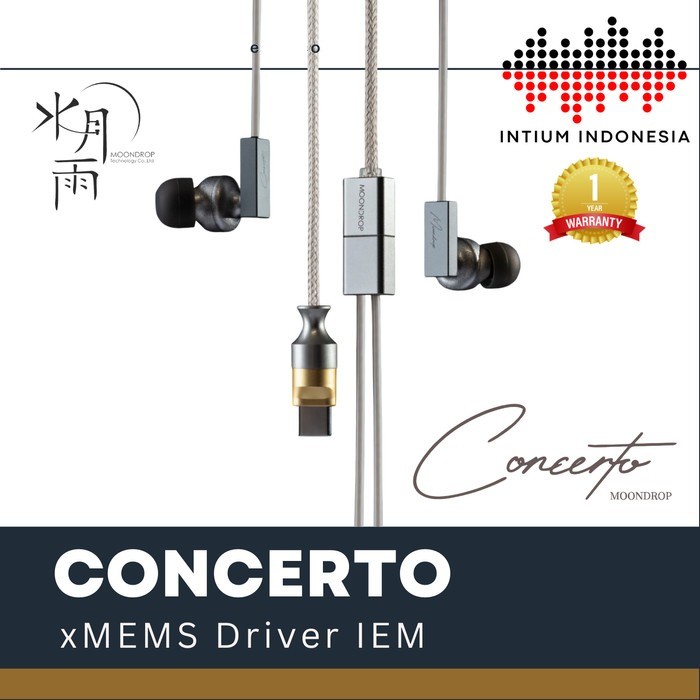 Jual Moondrop CONCERTO xMEMS + Planar USB C HiFi IEM In Ear Monitor ...