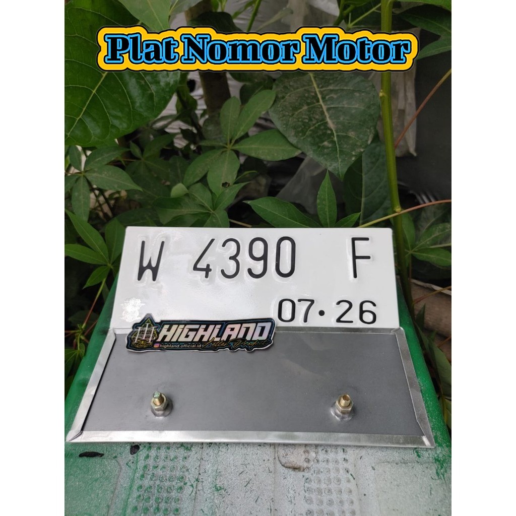 Jual Custom Plat Nomor Motor | Shopee Indonesia