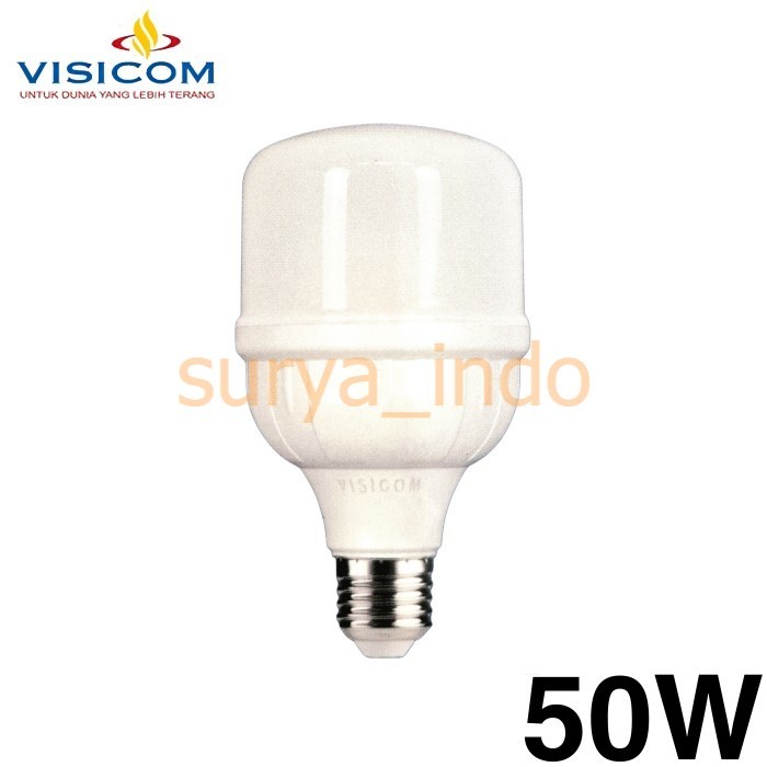 Jual LAMPU LED BULB JUMBO 50 WATT PUTIH VISICOM BOHLAM E27 LAMPU KAPSUL HEMAT ENERGI CAPSULE ...