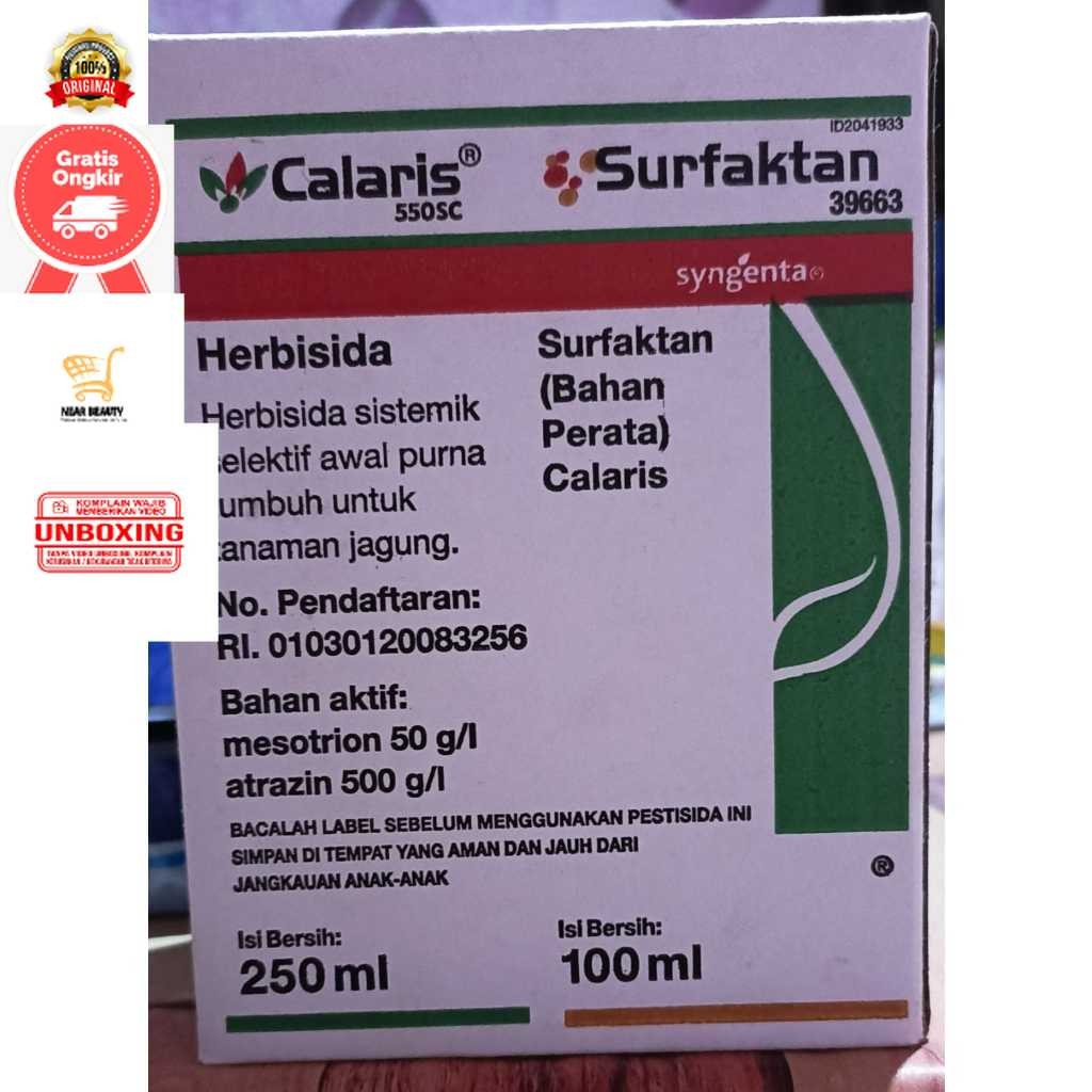 Jual Calaris 250ml + 100ml 1box herbisida sistemik selektif | Shopee ...