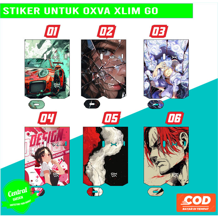 Jual Sticker Garskin Skin OXVA XLIM GO FULL - 01 | Shopee Indonesia