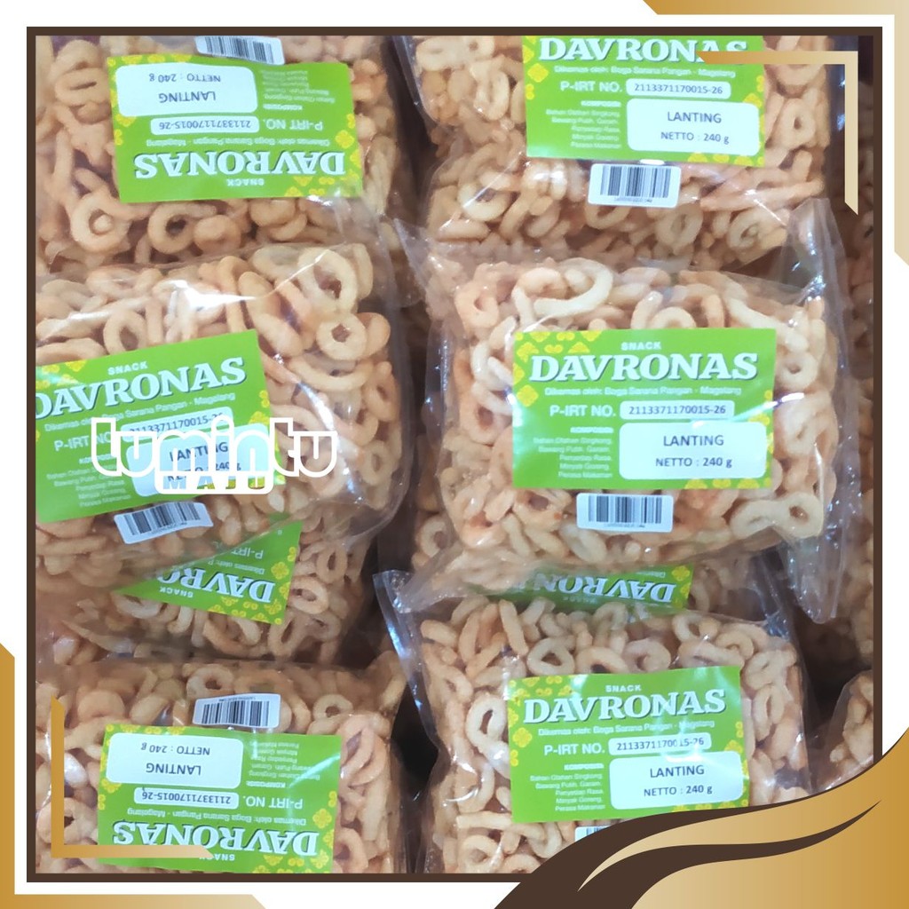 Jual LANTING KEJU KELANTING KLANTING 240 GR DAVRONAS / camilan dan oleh ...