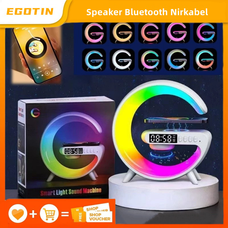 Jual EGOTIN Speaker Bluetooth Nirkabel Mini Dengan Lampu Meja RGB ...