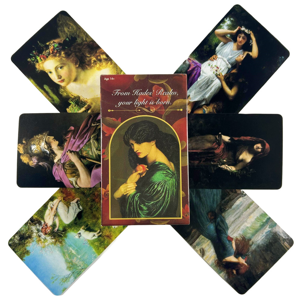 Jual Tarot of Persephone’s Garden Tarot Cards Board Game Deck Fortune ...