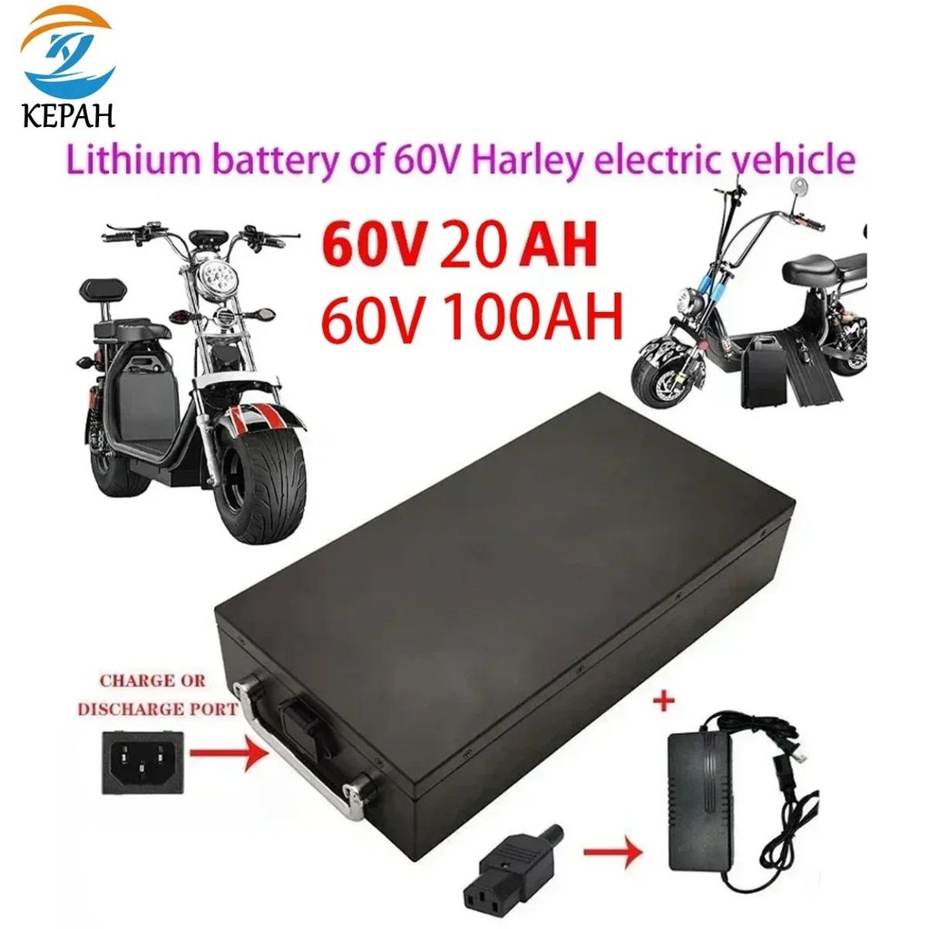 Jual 60V 20Ah-100Ah 2000W Electric vehicle lithium battery for Harley ...