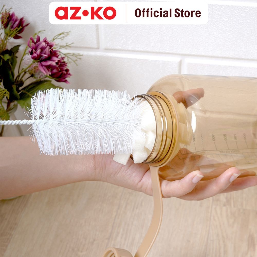 Jual AZKO Proclean Sikat Botol Plus Busa - Putih Bottle Cleaning Brush ...