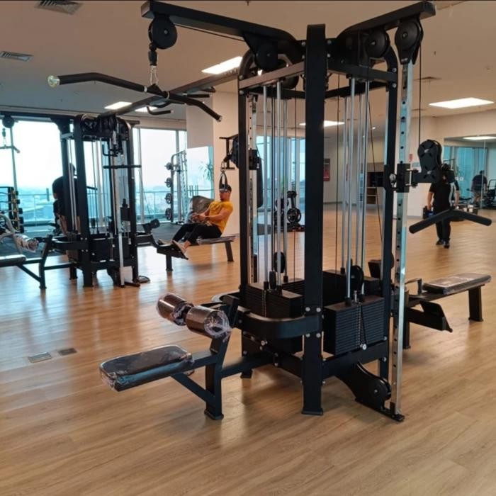 Jual BRTW Jungle 8 Stacks Multi Gym Multi Station | Shopee Indonesia