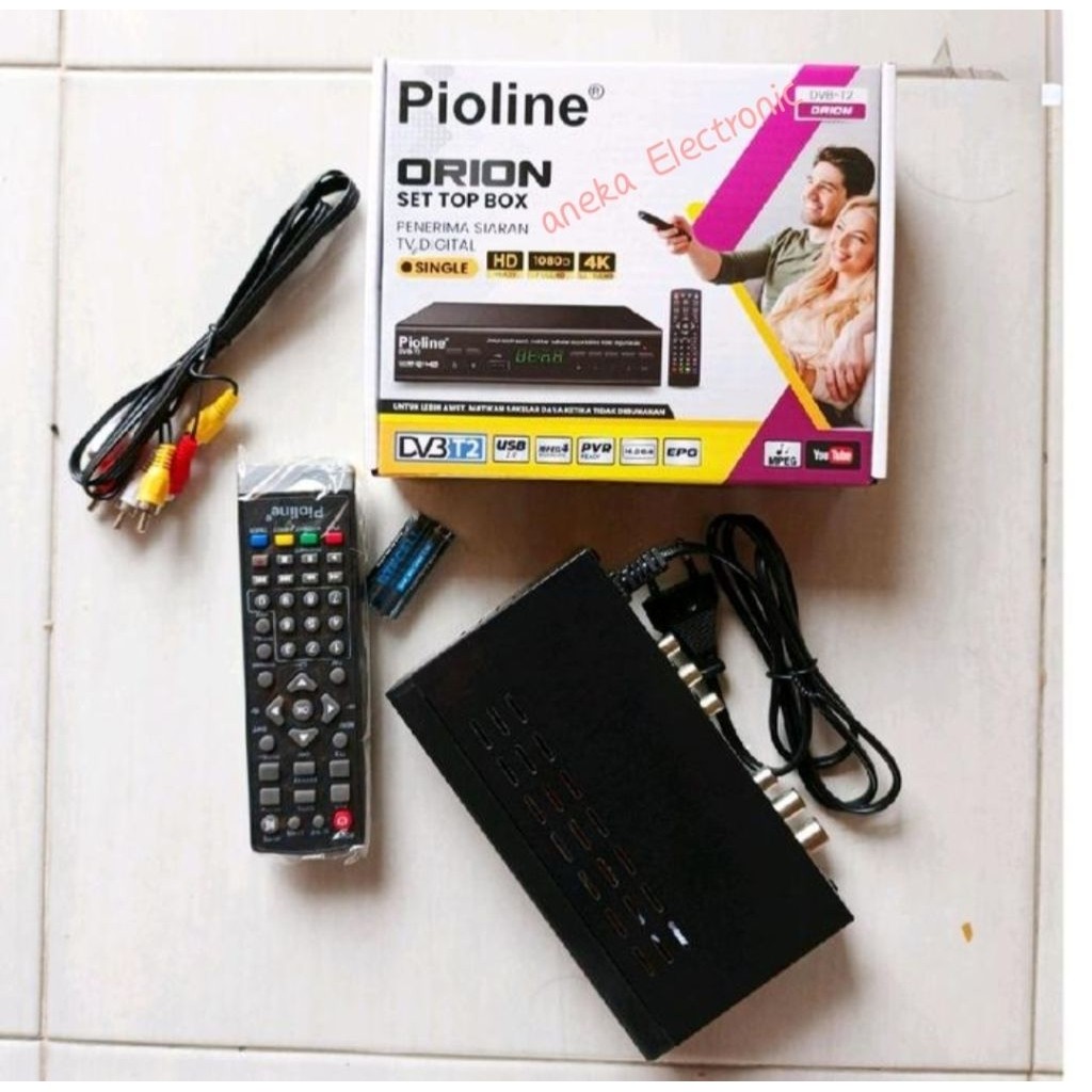 Jual Bisa COD Pioline Orion/Mitsonic Set Top Box DVB-T2 Digital STB ...