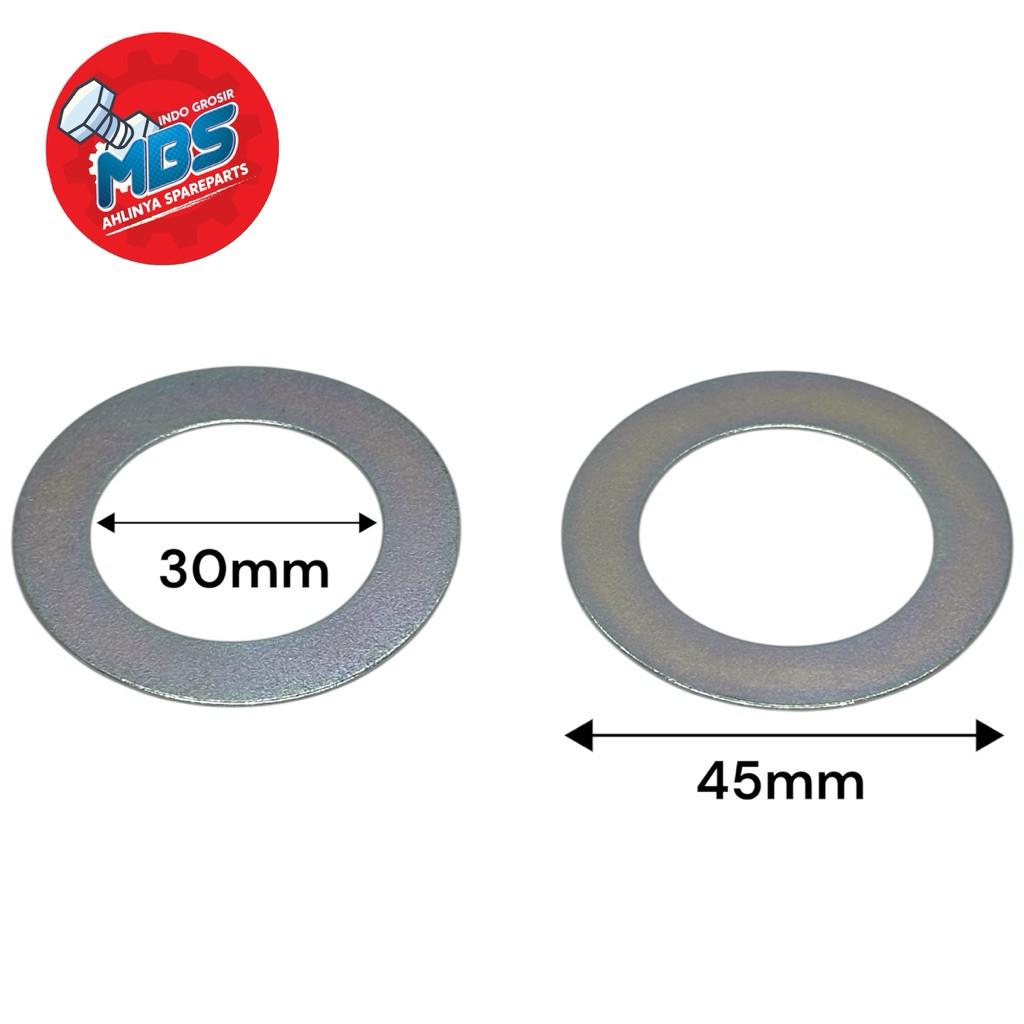 Jual skt RING PLAT LUBANG M30 LUAR 45 46 RING BAJA ORIGINAL | Shopee Indonesia