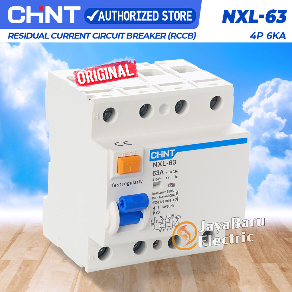 Jual CHINT RCCB ELCB NXL-63 NXL63 4P 16A 25A 32A 40A 63A | Shopee Indonesia