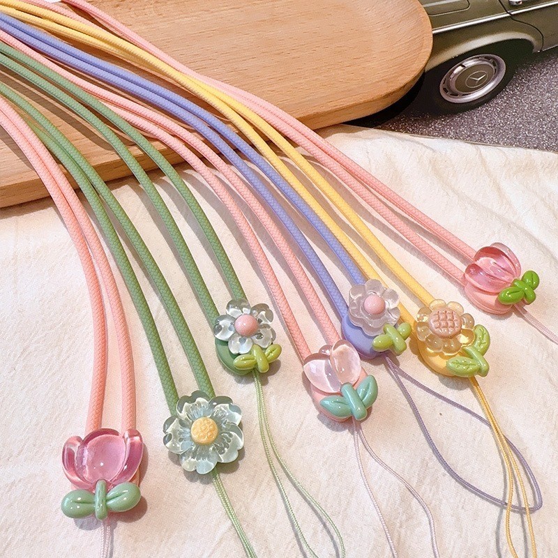 Jual Tali Gantungan HP Tali Silkon Tali Kreatif Bunga Tali Lanyard ...