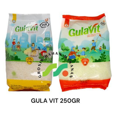 Jual GULAVIT GULA PUTIH 250 GRAM PER PCS | Shopee Indonesia