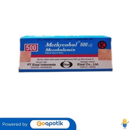 Jual Methycobal 500 Mcg Box 100 Tablet | Shopee Indonesia