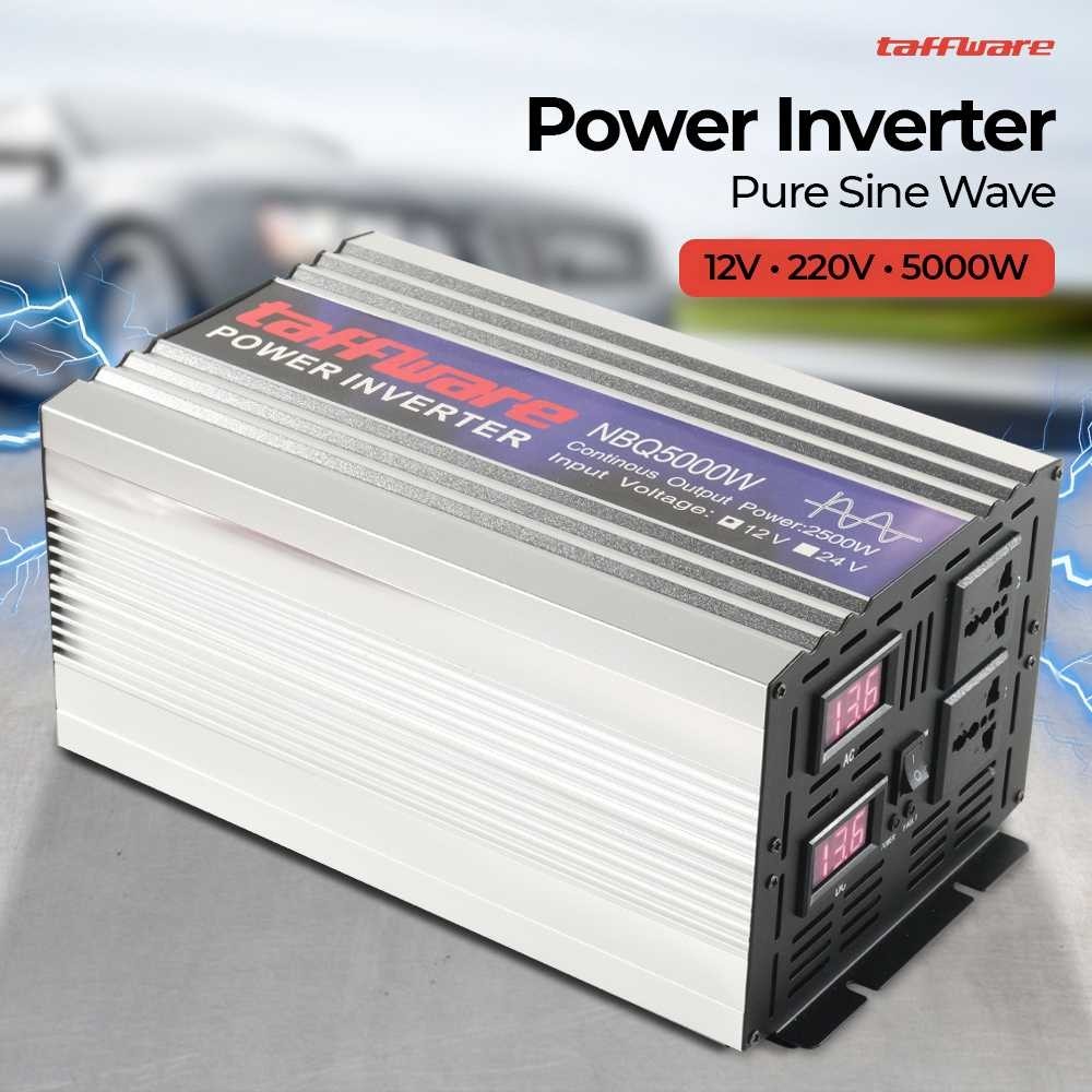 Jual Power Inverter Mobil Pure Sine Wave DC 12V to AC 220V 5000W | nverter Daya Mobil Gelombang ...