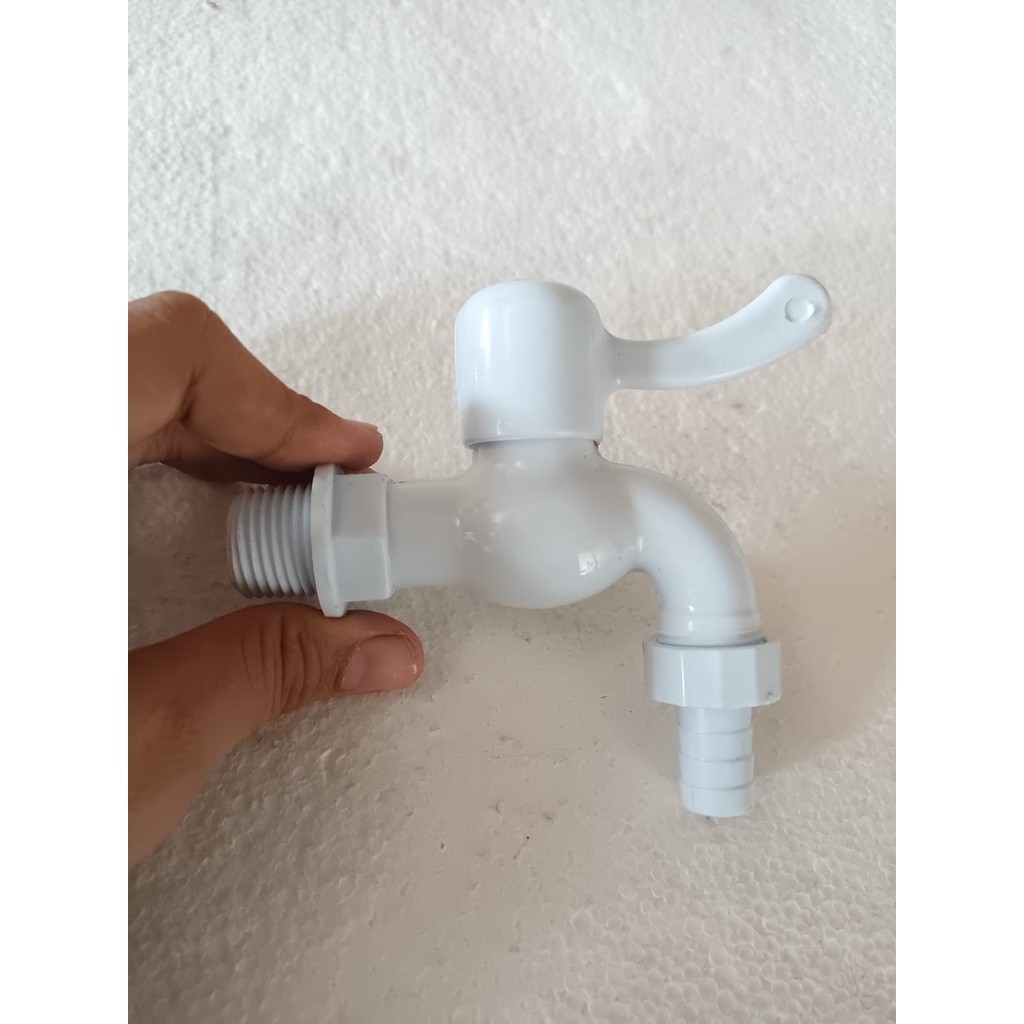 Jual KERAN KRAN AIR PVC PLASTIK UKURAN 1/2 INCH | Shopee Indonesia