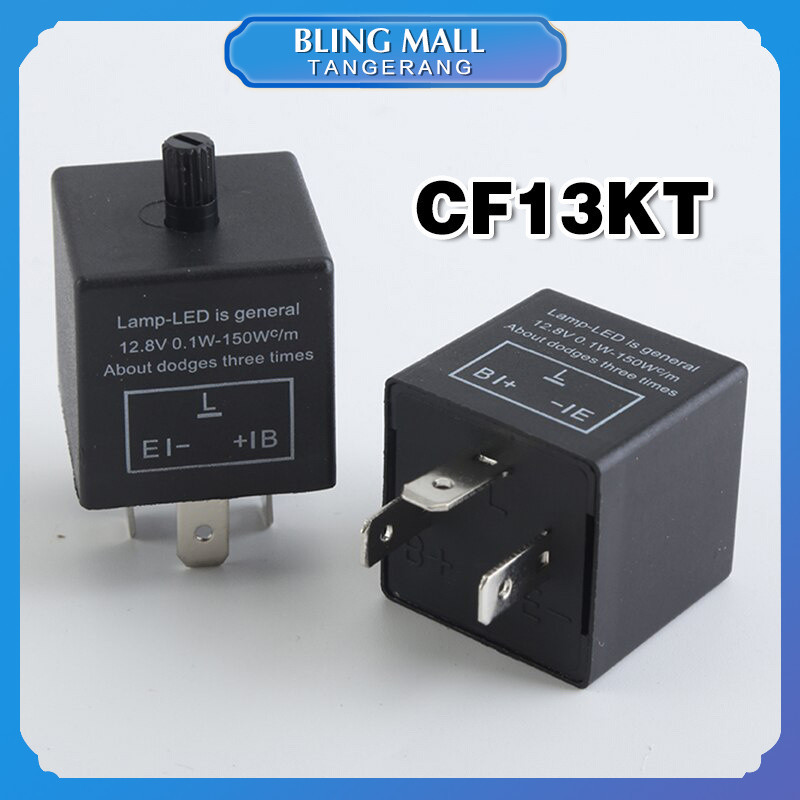 Jual Relay Flasher Mobil 3 Kaki Flasher Sein Cepat 3-Pin Adjustable ...