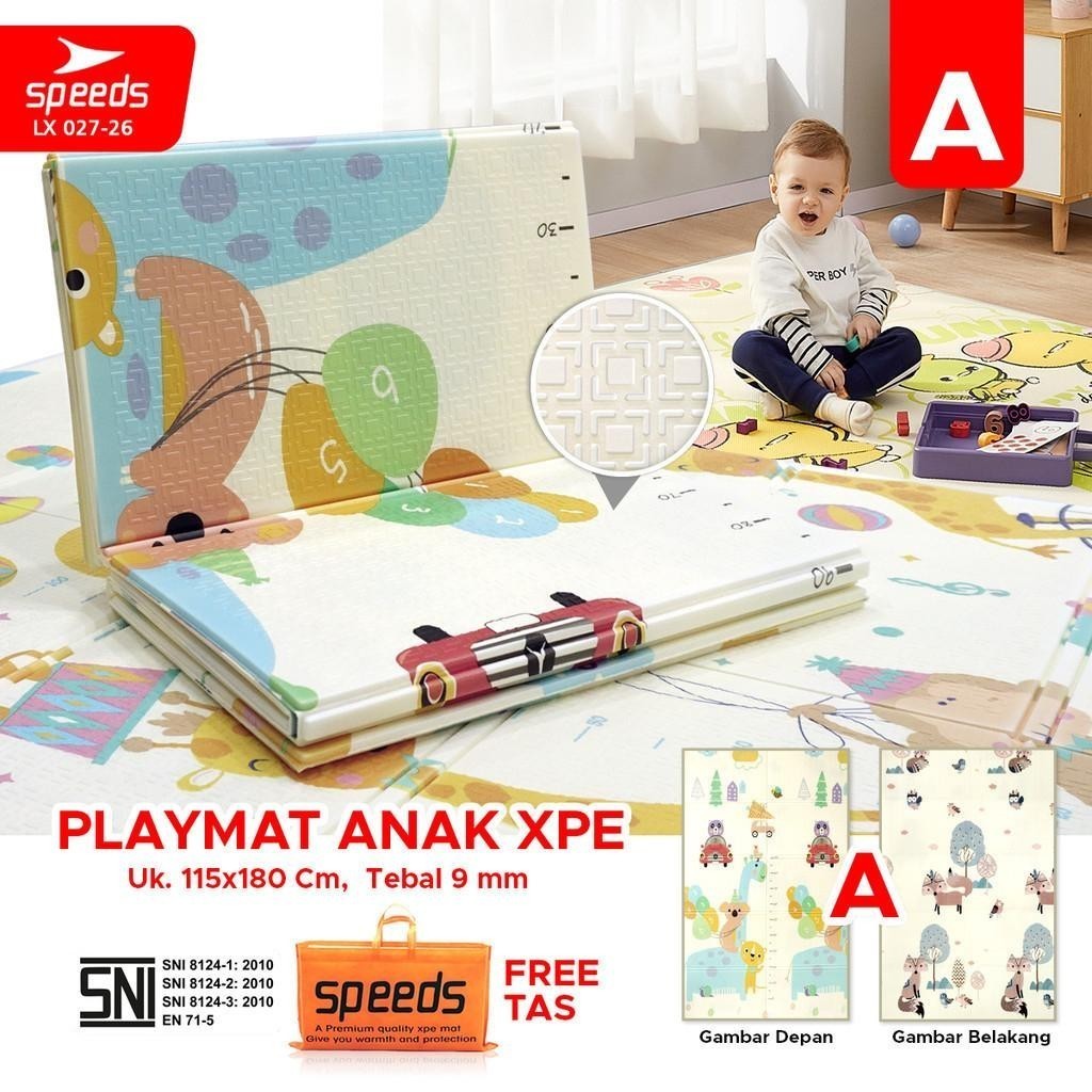 Jual SPEEDS Playmate Bayi Matras Karpet Lipat Playmat Bayi Foam XPE ...