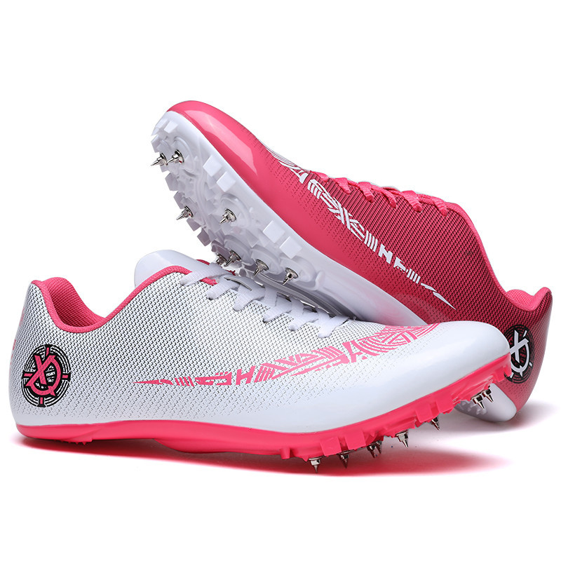 Jual Men Women Track Field Racing 8 Spikes Sprint Race Running Shoes ...
