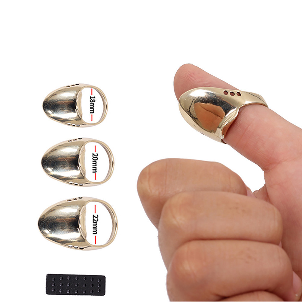 Jual Brass Thumb Rings for Archery, Traditional Recurve, Bow Hunter ...